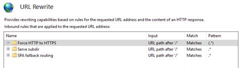 c blazor webassembly how to add a to url rewrite rule in auto generated web