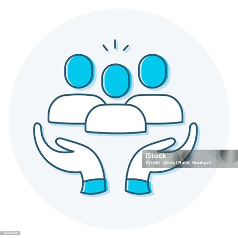 포용적이고 다양한 커뮤니티 아이콘 다양성과 포용성 평등 사회적 형평성 및 직원 지원을 위한 벡터 일러스트레이션입니다 벡터 편집 가능한 획 다양성에 대한 스톡 벡터 아트 및