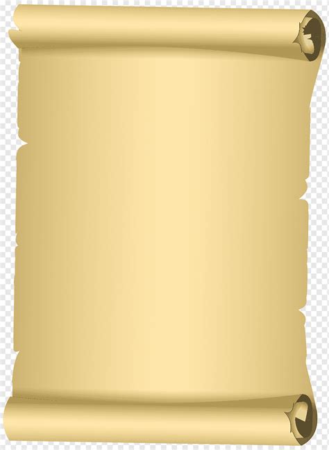 Beige Paper Scroll Illustration Rectangle Yellow Scroll Angle Pin Product Design Png Pngwing