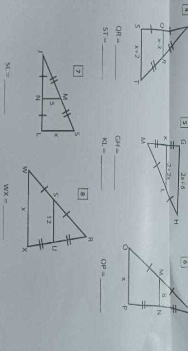 Triangle Midsegment Theorem Worksheet Exercise And Solutions On The