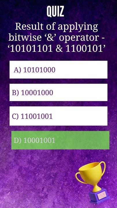 Bitwiseoperators Bitwise Operatorspythonshortscodingquiz