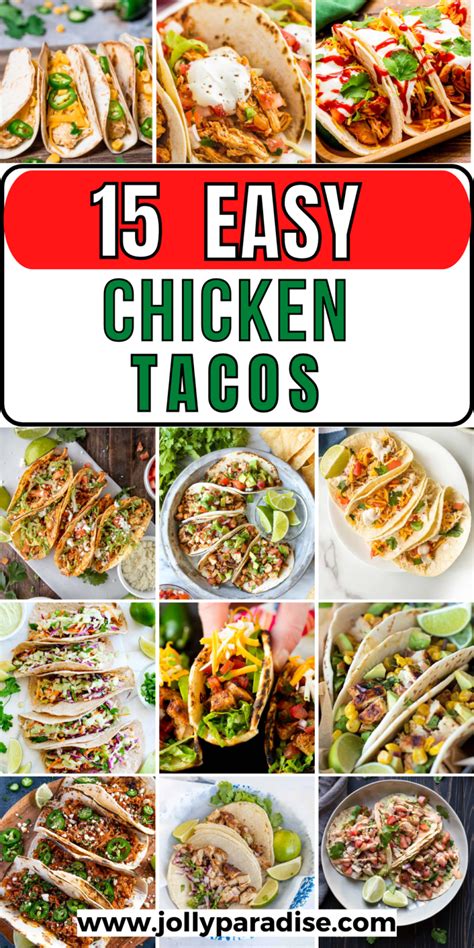 15 Best Chicken Tacos Jolly Paradise