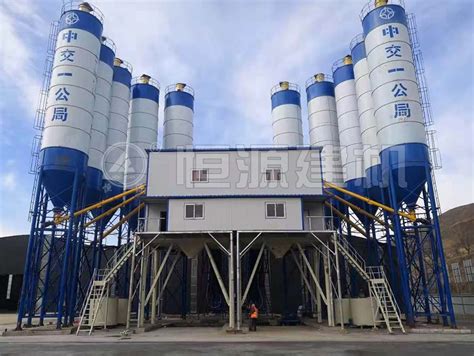 通定高速双120搅拌站交付使用 恒源以“工匠精神”铸就品质工程郑州市恒源建筑设备制造有限公司