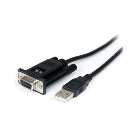 StarTech USB To Serial Adapter Null Modem FTDI USB UART Chip DB9 9 Pin USB To RS232