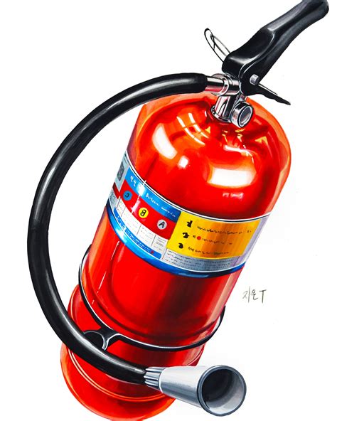 소화기 기초디자인 소화기 그리기 아이디어 그림