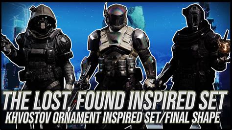 Destiny 2 Khvostov Ornament Inspired Sets The Final Shape Youtube