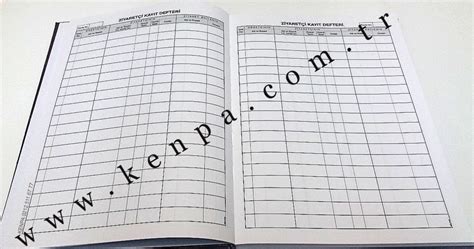Kenpa Kurumsal Kırtasiye Okul Eğitim Gereçleri Ziyaretçi Defteri