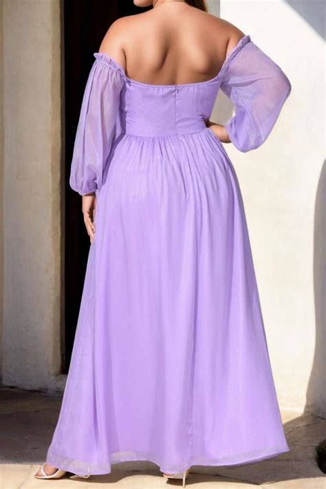 Lara Plus Size Fairy Off Shoulder Maxi Dress Hello Curve