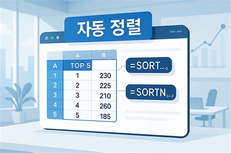 구글시트 데이터 정렬 자동화 Sort And Sortn 완벽 활용법