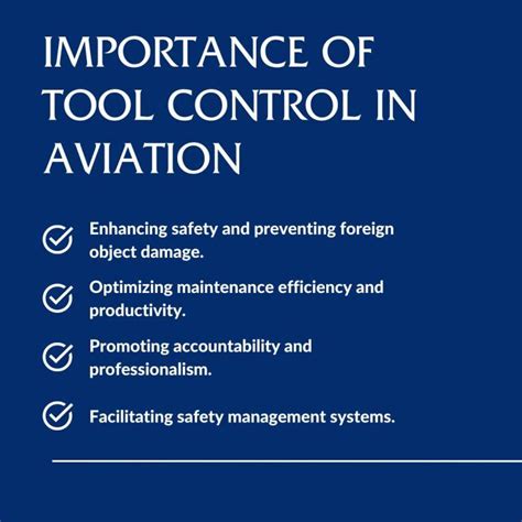 The Importance Of Tool Control In Aviation Jet Bed