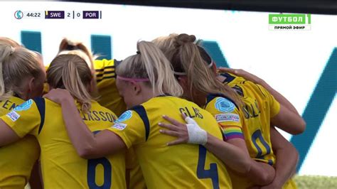 Смотреть Футбол Чемпионат Европы 2022 Женщины Швеция Португалия 1 тайм онлайн от 17 07