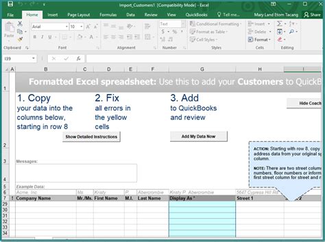 Import Custom Fielddata Into Qb Desktop Premier Using Excel