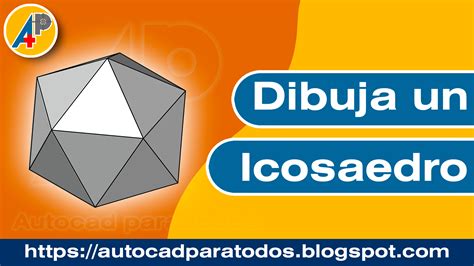 Icosaedro 3d Autocad Para Todos Dibujo De Un Icosaedro 3d En Autocad