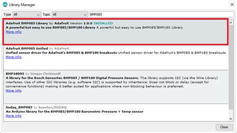 Step By Step Connecting Esp32 With Bmp180 Barometric Sensor Arduinokit Project