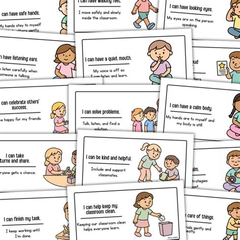 Special Education Visuals Classroom Expectations Slides Tpt