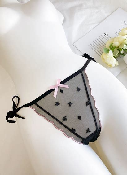 더달콤 트럼프패턴 끈팬티 티팬티 이벤트란제리 망사 시스루