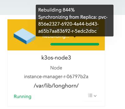 BUG Degraded Volume Rebuilding Progress Exceeds According To UI And Volume Mount Fails