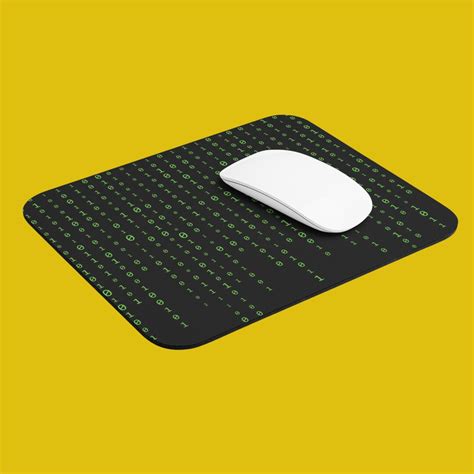Binary Matrix Mouse Pad Developer Programmer Coder Software Engineer Devops Etsy