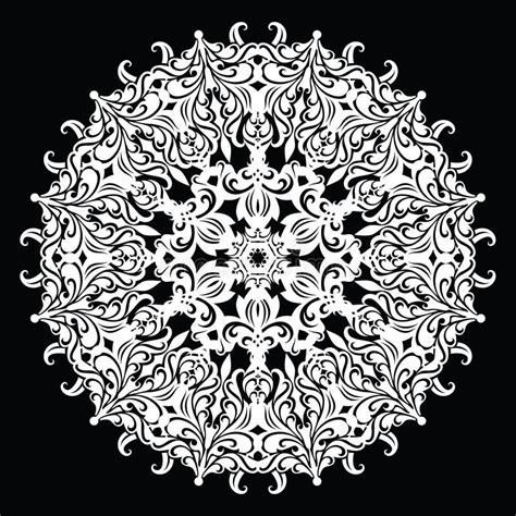 Abstract Circular Pattern Stock Vector Illustration Of Frame 49946175