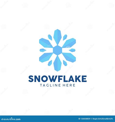 Creative Snowflake Logo Design Vector Art Logo Stock Illustration Illustration Of Modern