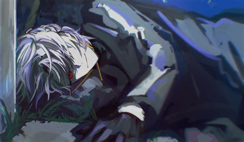 Zum Zyzyzm Theodore Riddle Saibou Shinkyoku Commentary Highres Babe Black Gloves Black