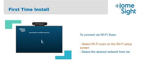 Homesight First Time Install Youtube