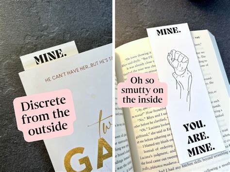 Printable Smut Bookmarks Smutty Bookmark Pack Romance Bookmarks Funny Bookmark Set Etsy