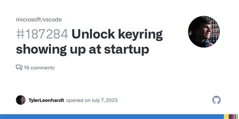 Unlock Keyring Showing Up At Startup · Issue 187284 · Microsoft Vscode · Github