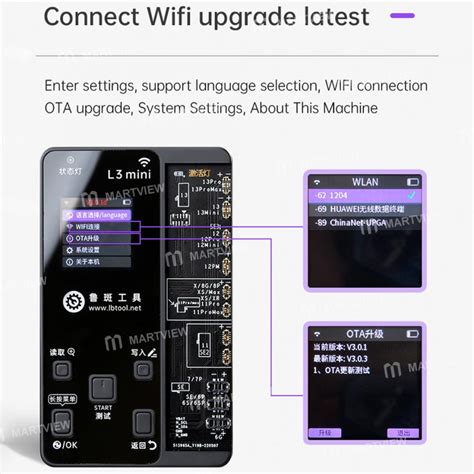 Luban L3 Mini Smart Programmer For Iphone 6g Se To 13pro Max Face Id And Battery Data Detection