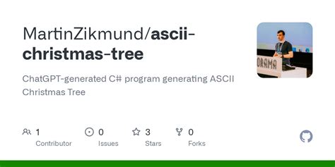 github martinzikmund ascii christmas tree chatgpt generated c