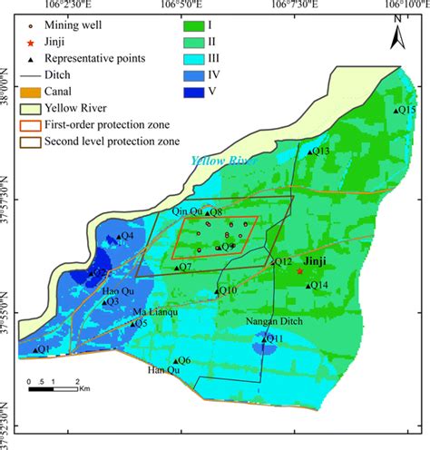 Spatial Distribution Of The Groundwater Pollution Risk Download Scientific Diagram