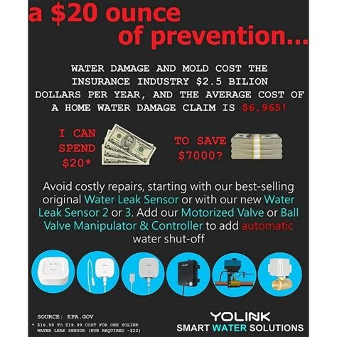 Yolink Smart Valve Controller With Motorized Ball Valve 1 54 Off