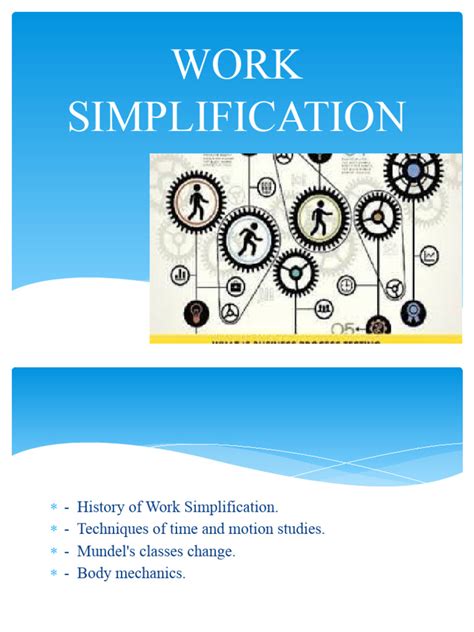 Work Simplification Pdf Pelvis