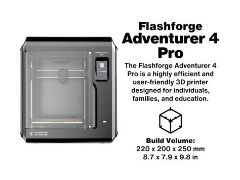 Flashforge Adventurer 4 Pro 3d Printer Matterhackers