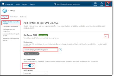 Linkedin Learning And Crossknowledge Deep Integration Guide Linkedin Microsoft Learn