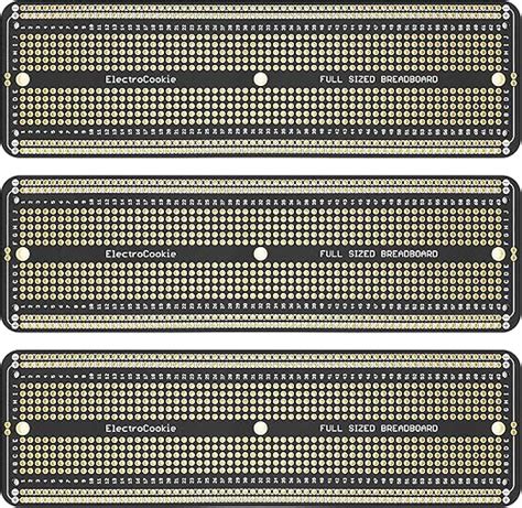 Electrocookie Pcb Prototype Board Large Solderable Breadboard For Electronics