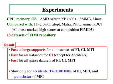 ppt lcm ver 2 efficient mining algorithms for frequent closed