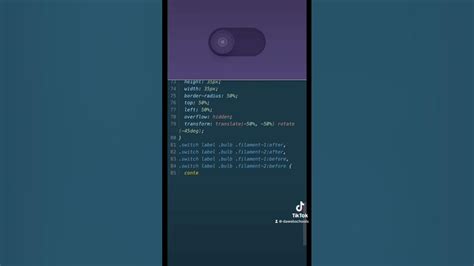 Pure Css Light Bulb Switch Credit To Grzegorz Witczak At Codepen Webdevelopment Frontend
