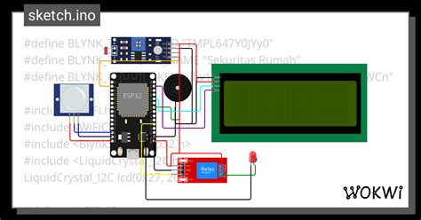 Imk Sistem Sekuritas Rumah Copy Wokwi Esp32 Stm32 Arduino Simulator
