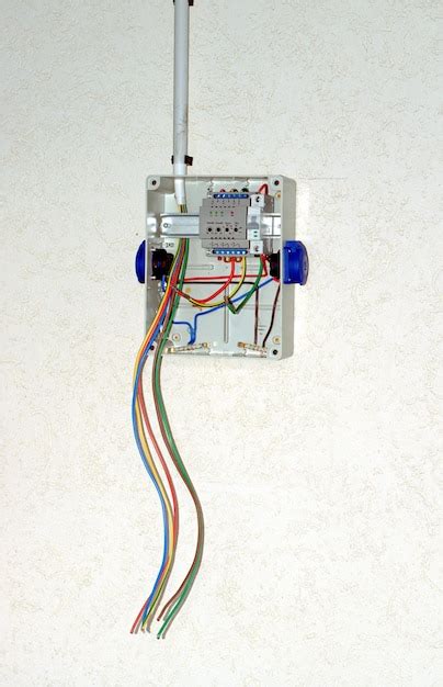 Premium Photo Electrical Shield And Copper Cable For Power Connection