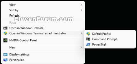 Add Open In Windows Terminal Admin Context Menu In Windows 11 Windows 11 Forum