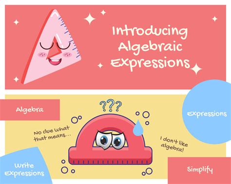 Introducing Algebraic Expressions Algebra Series Comic 1 Life