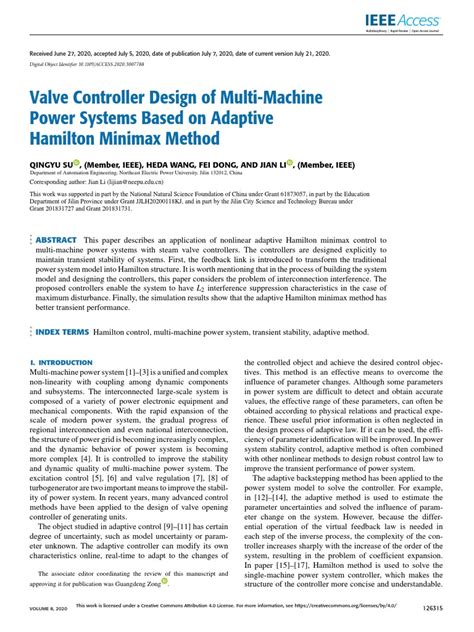 valve controller design of multi machine power systems based on adaptive hamilton minimax method