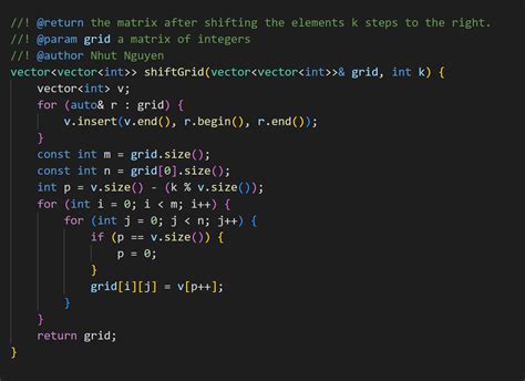C Solution To Leetcode 1260 Shift 2d Grid