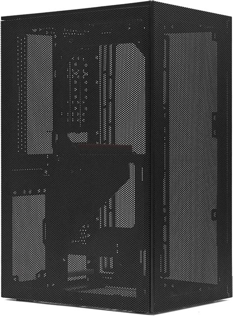 Amazon Com SSUPD Meshroom S V2 Mini ITX Gaming PC Case SFF Full Mesh No Riser Cable