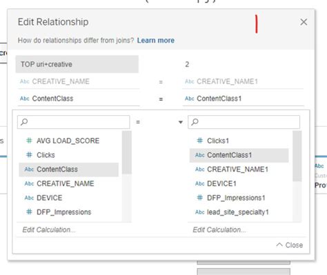 Getting Inner Join Data Instead Of Left Join When A Field Added In Relationship