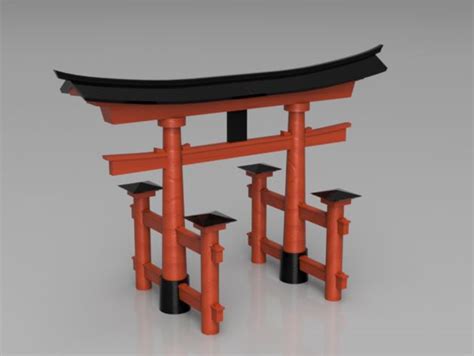 Torii Inspired By Itsukushima Floating Torii Gate Torii Gate Diy Crafts Life Hacks Floating