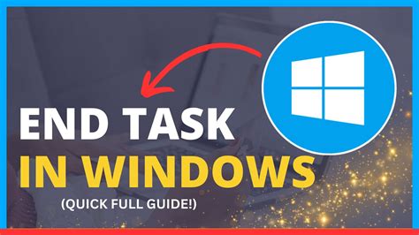 How To End Task In Windows 10 Easy Tutorial End Task Process In Windows 10 Youtube