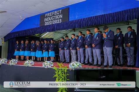 Senior Prefects Induction Ceremony — Lyceum International School