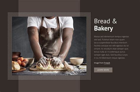 Bread Bakery HTML Template By Nicepage